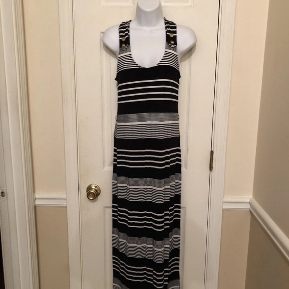 Jealous Tomato | Dresses | Jealous Tomato Monochrome Striped Maxi Dress ...